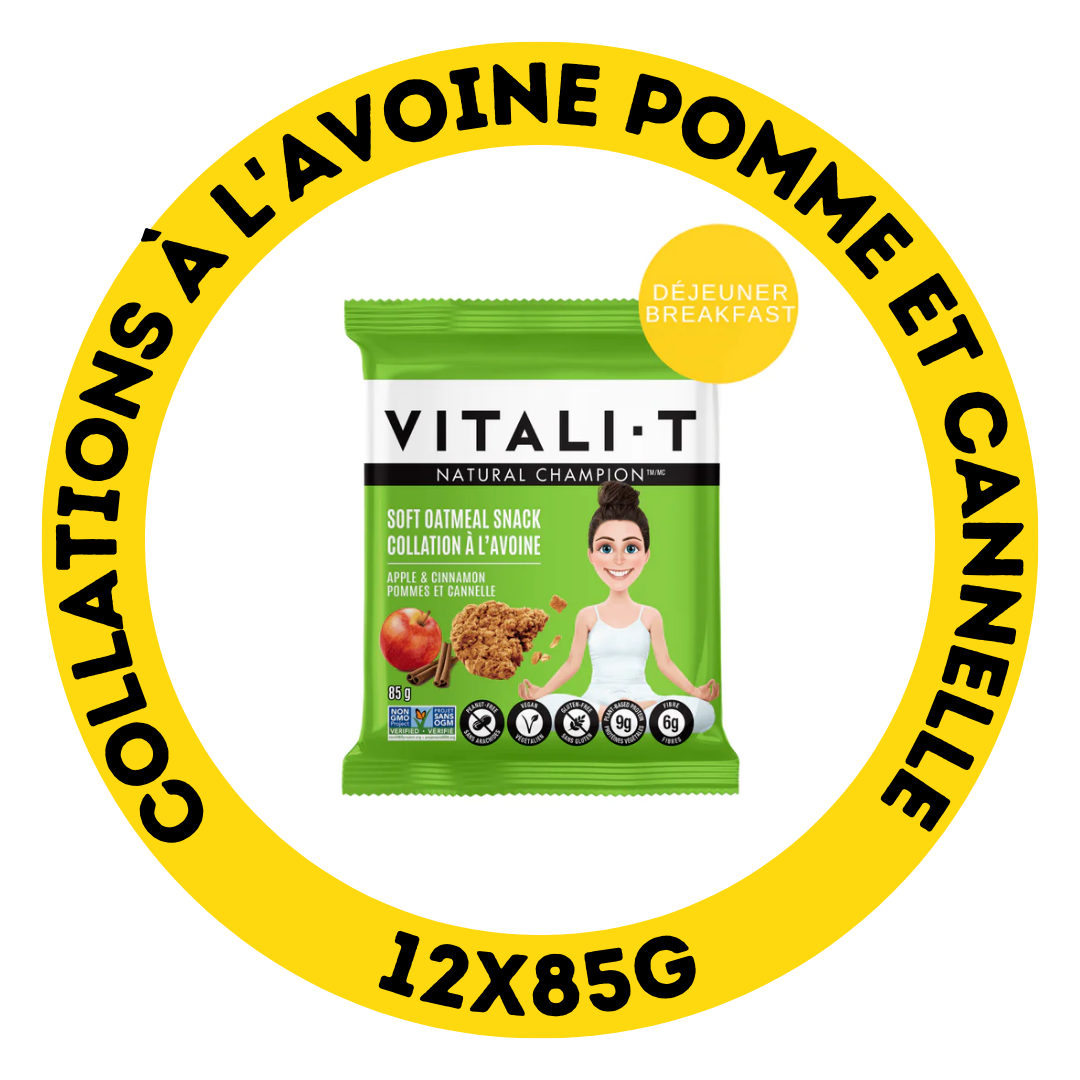 Collations à l'avoine pomme et cannelle – Grand Chef à la Maison