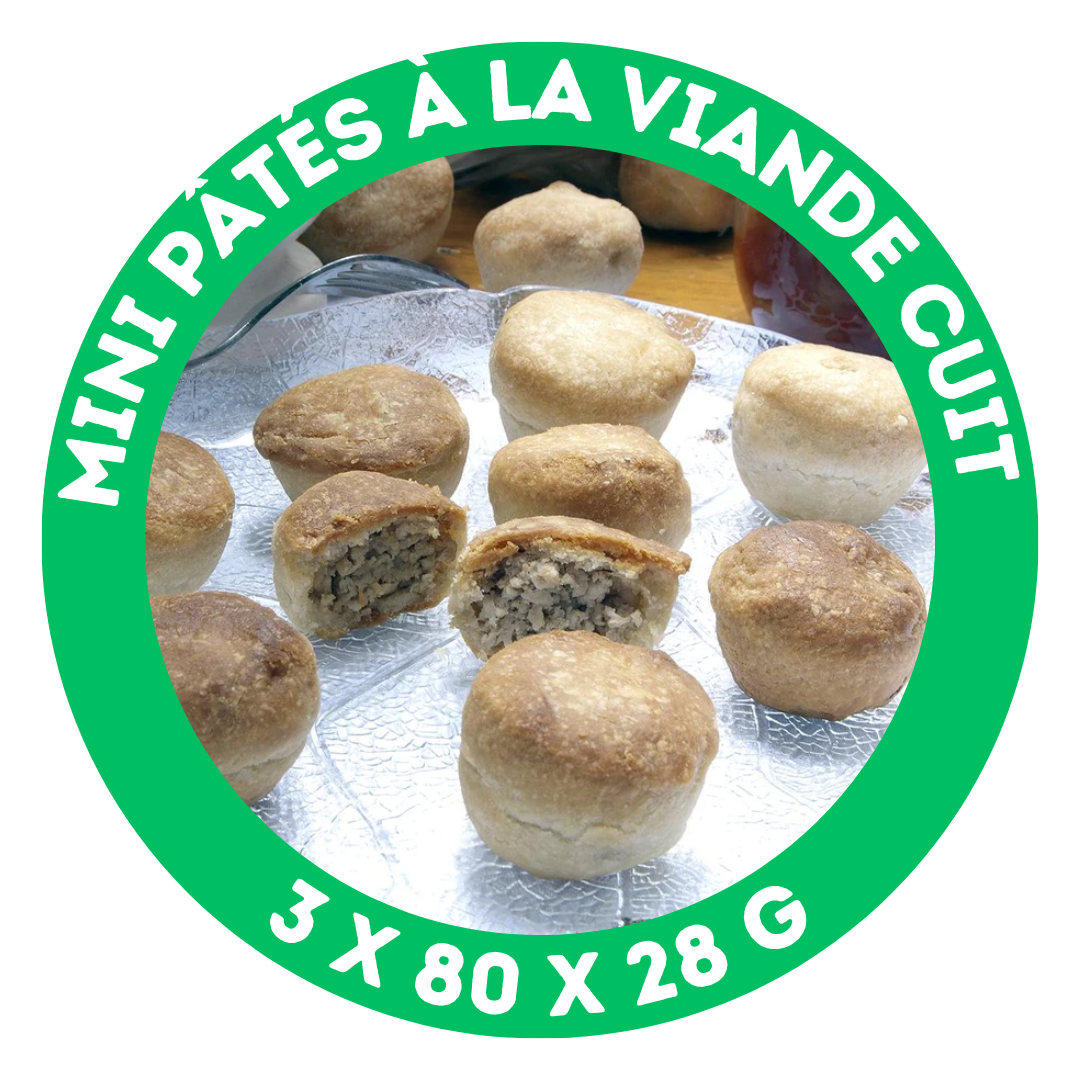 Mini pâtés à la viande cuit – Grand Chef à la Maison