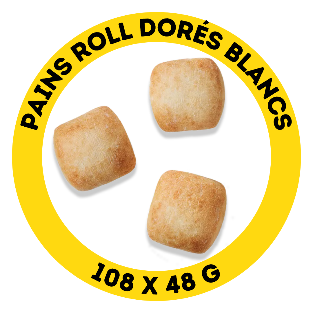 Pain roll dore blanc – Grand Chef à la Maison