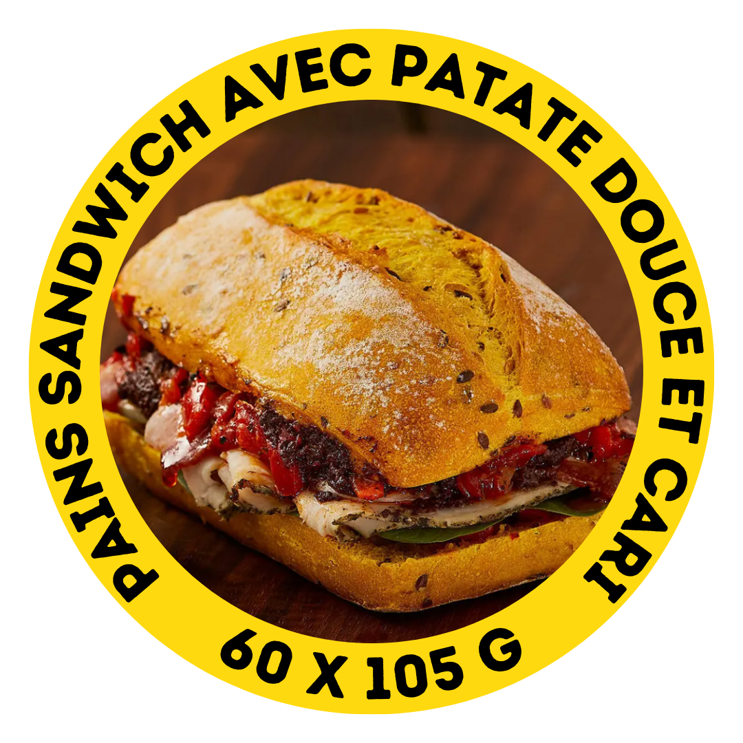 Pains sandwich avec patate douce et cari – Grand Chef à la Maison