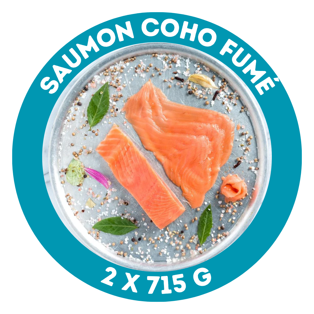 Filet de saumon fume coho tranche – Grand Chef à la Maison