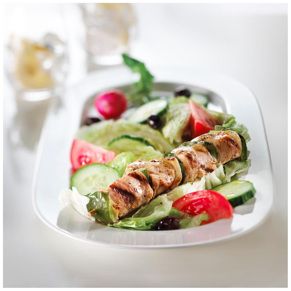 Brochette de poulet style mediterraneen et légume – Grand Chef à la Maison